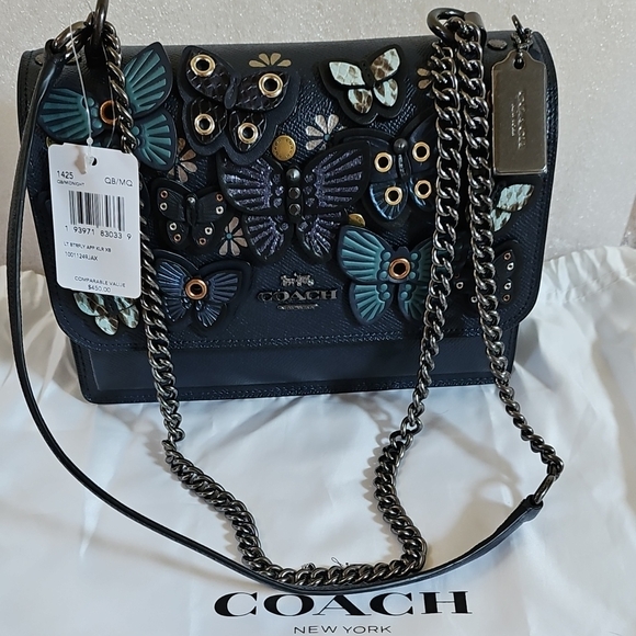 Coach | Bags | Coach 3d Butterfly Applique Midnight Bag | Poshmark